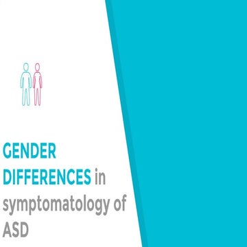 Gender differences in symptomatology of autism spectrum disorder | PPTX