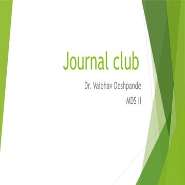 Journal club interarch distance attachments Prosthodontics | PPT