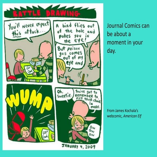 Making a Journal Comic | PPTX | Drawing and Sketching | Arts and Crafts