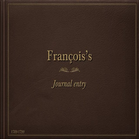 French Revolution Journal Entries (Karina Zeng) | PPT