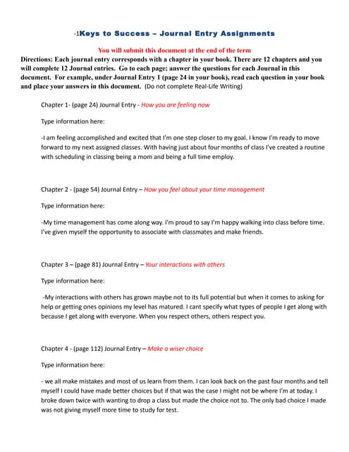 Gold star career choice one page paper | DOC