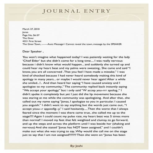 Journal entry (eng) | PAGES