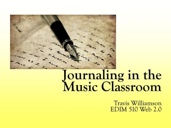 Journaling In The Music Room | PPTX