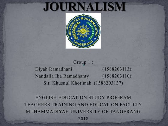 What is Journalism ? Types and Role of journalism. | PPTX