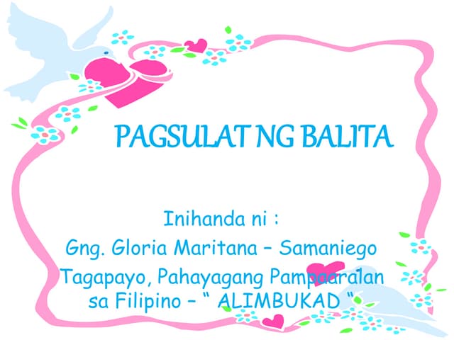 BALITA SCRIPT SHORT | PDF