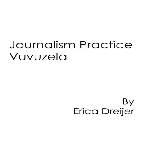 Journalism Practice | PPT