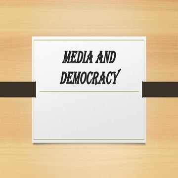 Journalism as fourth estate..pdf by Ankita tiwari | PDF