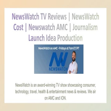 NewsWatch TV Reviews | PPTX