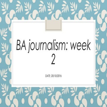 Rights and Responsibilities of Journalists | PDF