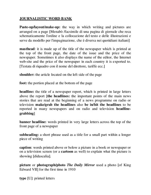 Skills needed to be a journalist | PPT