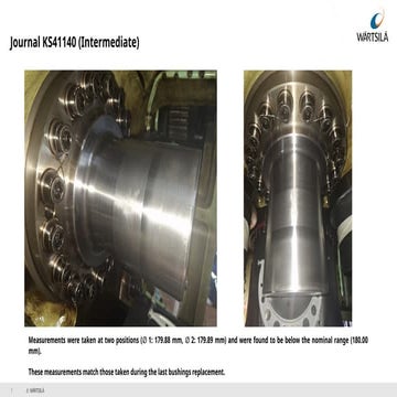 Journal KS41140 from wartsila sulzer z40 engine.pptx