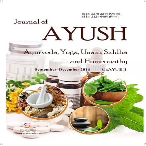 Journal of AYUSH Ayurveda, Yoga, Unani, Siddha and Homeopathy vol_5 ...