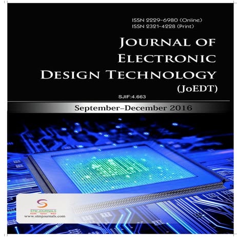 Journal of Electronic Design Technology vol 7 issue 3 | PDF
