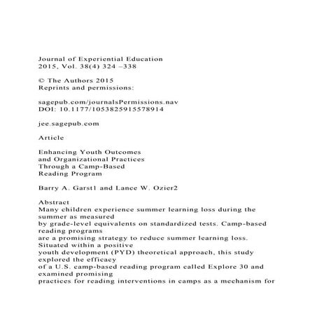 Journal of Experiential Education2015, Vol. 38(4) 324 –338.docx