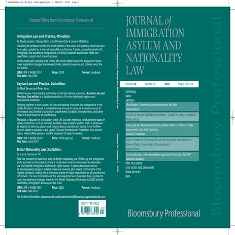 Journal of immigration, asylum and nationality law | PDF