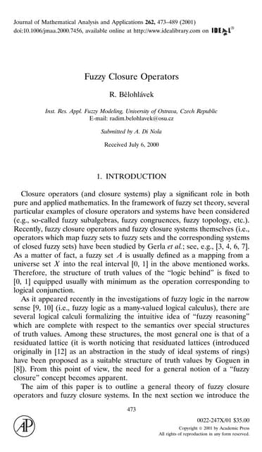 L9 fuzzy implications | PPT