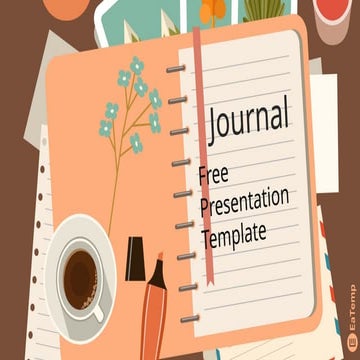 Journal Templates for educational purposes | PPTX