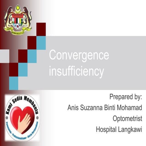 Journal presentation about convergence insufficiency | PPTX | Eye and ...