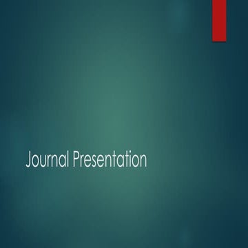 Journal Presentation NEW.powerpoint presentation | PPTX