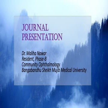 Journal Presentation retina,high altitude | PPTX