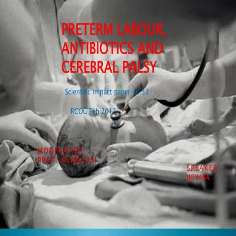 Journal preterm labour | PPTX
