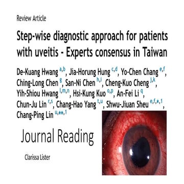 Journal Reading August 2025 - Step-wise Diagnostic Approach for ...