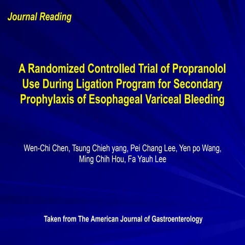randomized controlled trial of propranolol.pptx