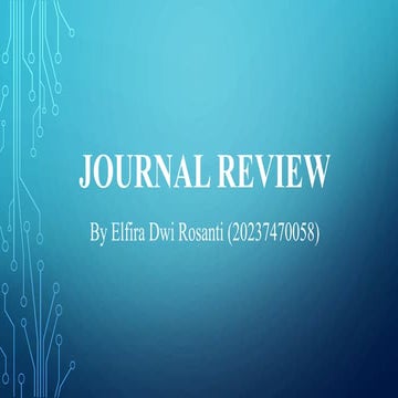 Indonesia Education Curriculum Journal Review | PPT