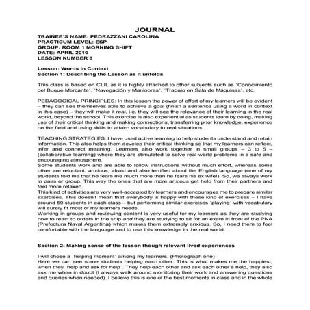 Final Practicum Portfolio | DOC