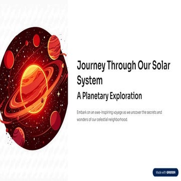 Journey-Through-Our-Solar-System which we can learn | PDF
