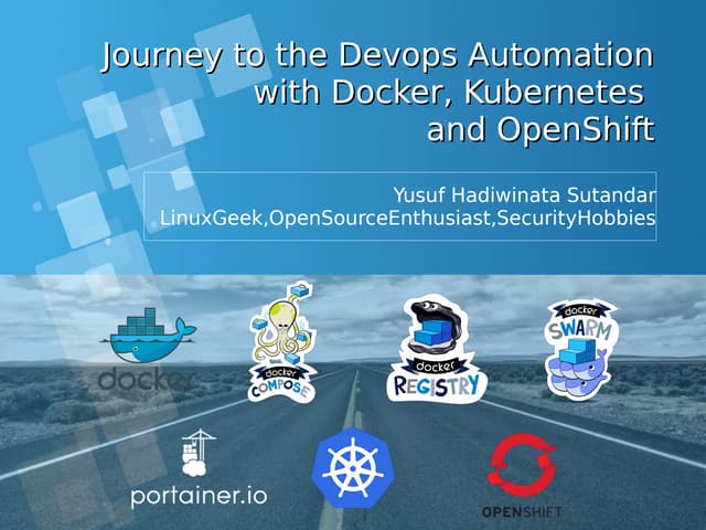 Journey To The Devops Automation With Docker Kubernetes And Openshift Ppt 7416