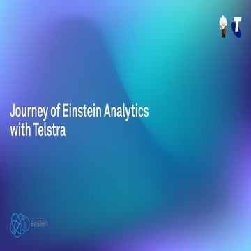 Journey of einstein with telstra with preena johansen for Salesforce ...