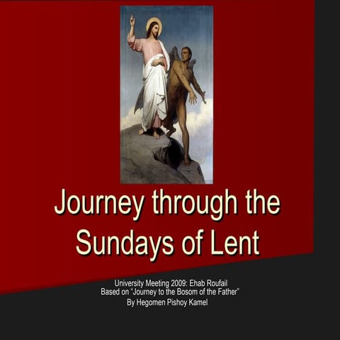 Journey through the Sundays of Lent | PPT