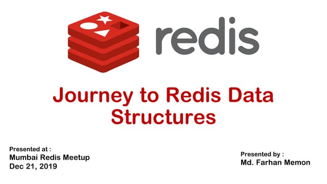 Redis Data Structures Ppt