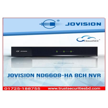 Jovision jvs-nd6608-hd NVR 8 Ch | PDF