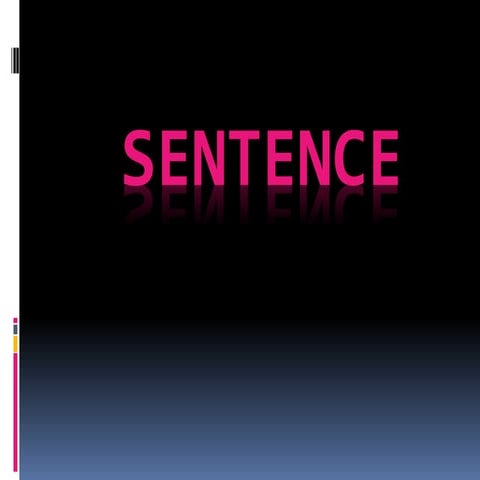 Different kinds of a sentence | PPT