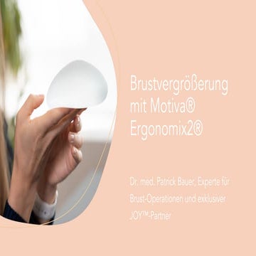 Brustvergrößerung mit Motiva® Ergonomix2® | PPT