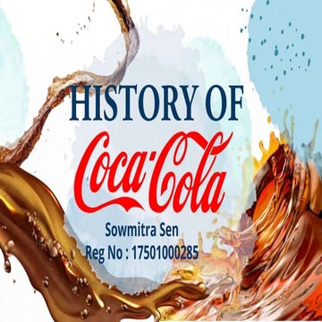 History of Cocacola | PPT