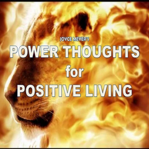 Joyce Meyer’s Power Thought List | PDF