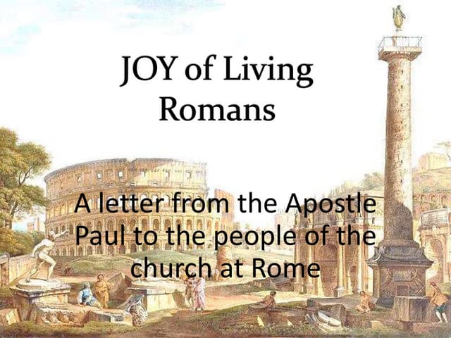 The Book of Romans | PPTX
