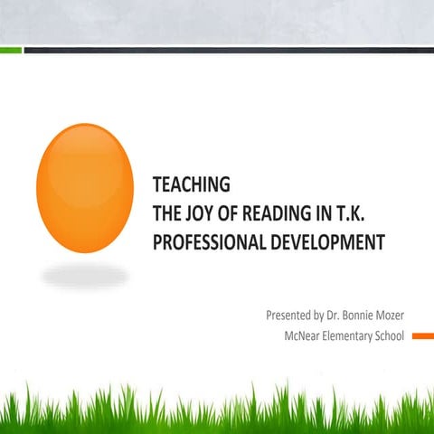 Joy of reading in T.K-.2 | PPTX