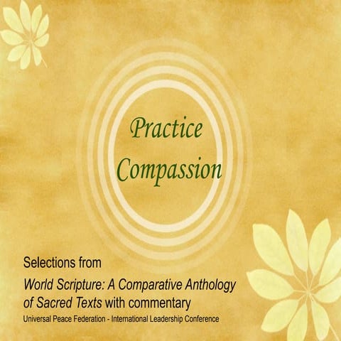 Compassion Quotes from World Scripture | PPT