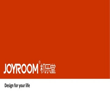 Joyroom functional products | PPT
