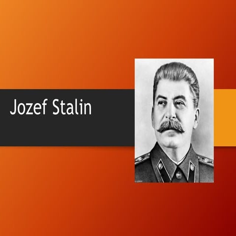 Jozef stalin | PPTX | Politics