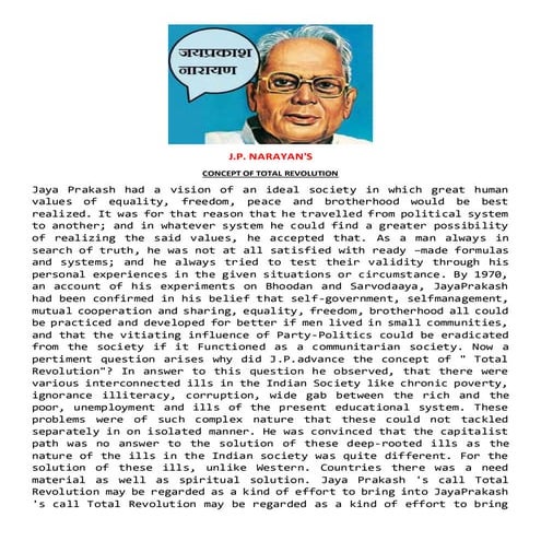 Jai Prakash Narayan | DOCX