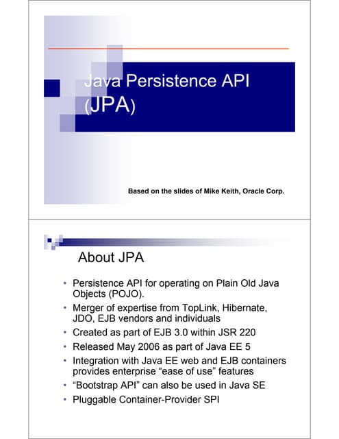 Java Persistence Api Jpa Step By Step
