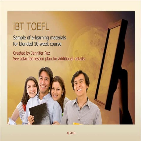 iBT TOEFL Sample Wtg Blended Presentation | PPT