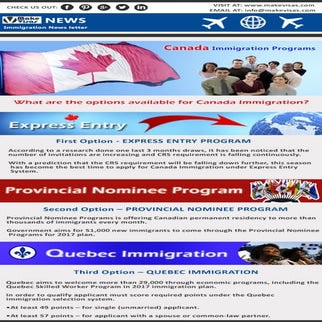 Canada Immigration Options | PDF