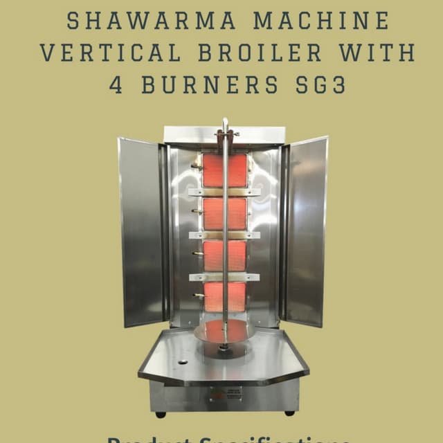Shawarma Machine Specifications | PDF
