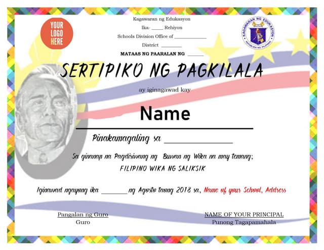 DepEd Certificates-Recognition for quarterly recognition | PPTX